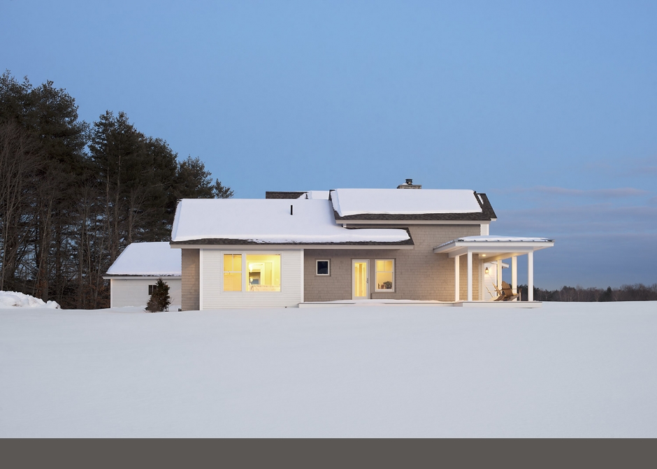 Modern Farmhouse Gorham Maine Delano Architecture